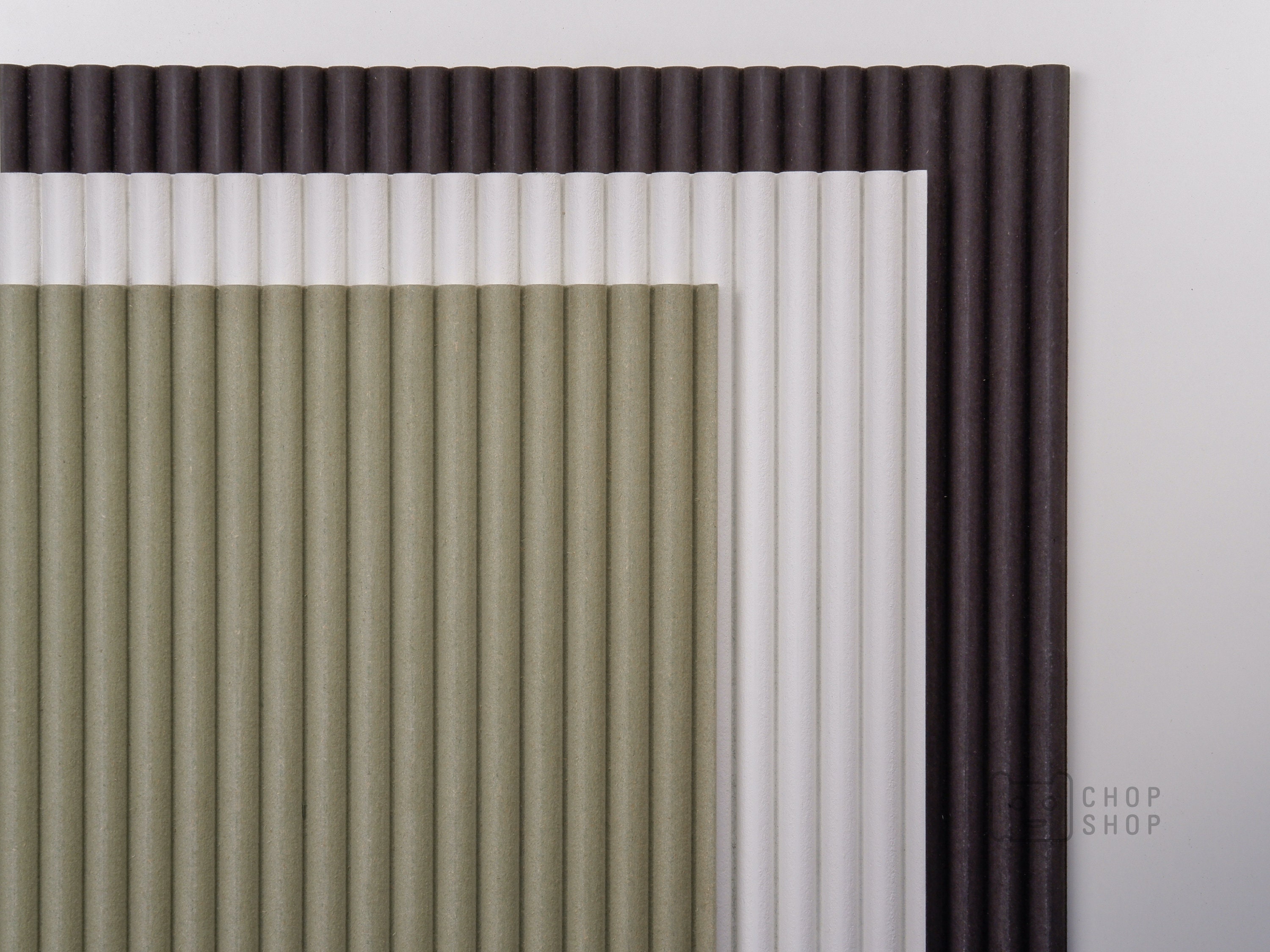 Reeded Wall Panels | Ribbed Wall Decor DIY Panelling Strips | Black MDF ...