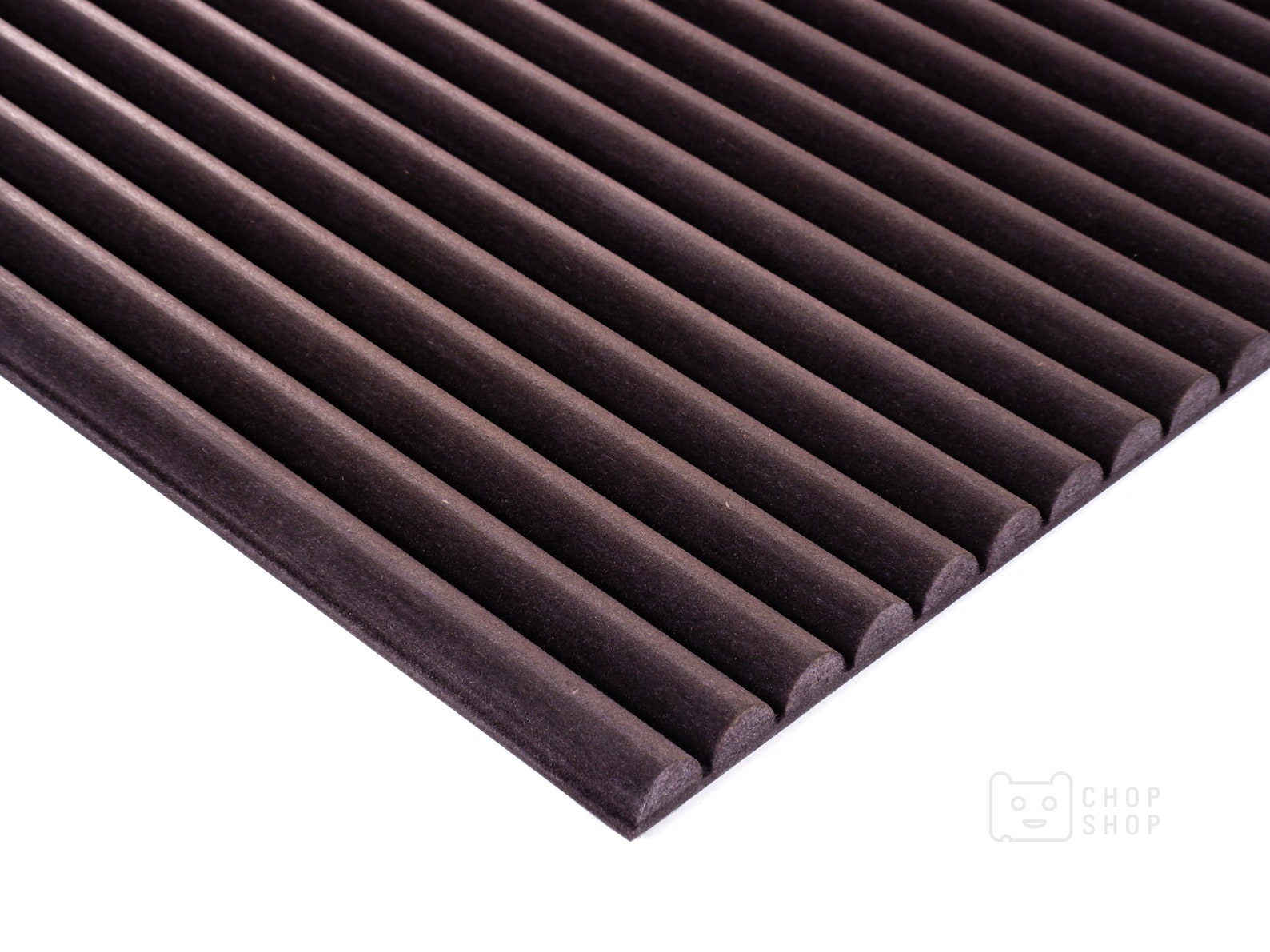 Reeded Wall Panels | Ribbed Wall Decor DIY Panelling Strips | Black MDF ...