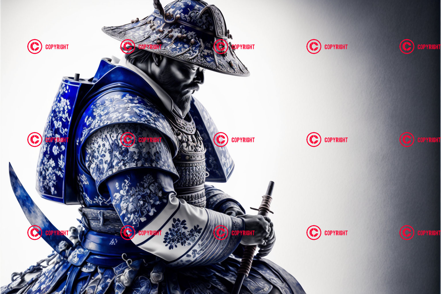 Steampunk Samurai Wallpaper