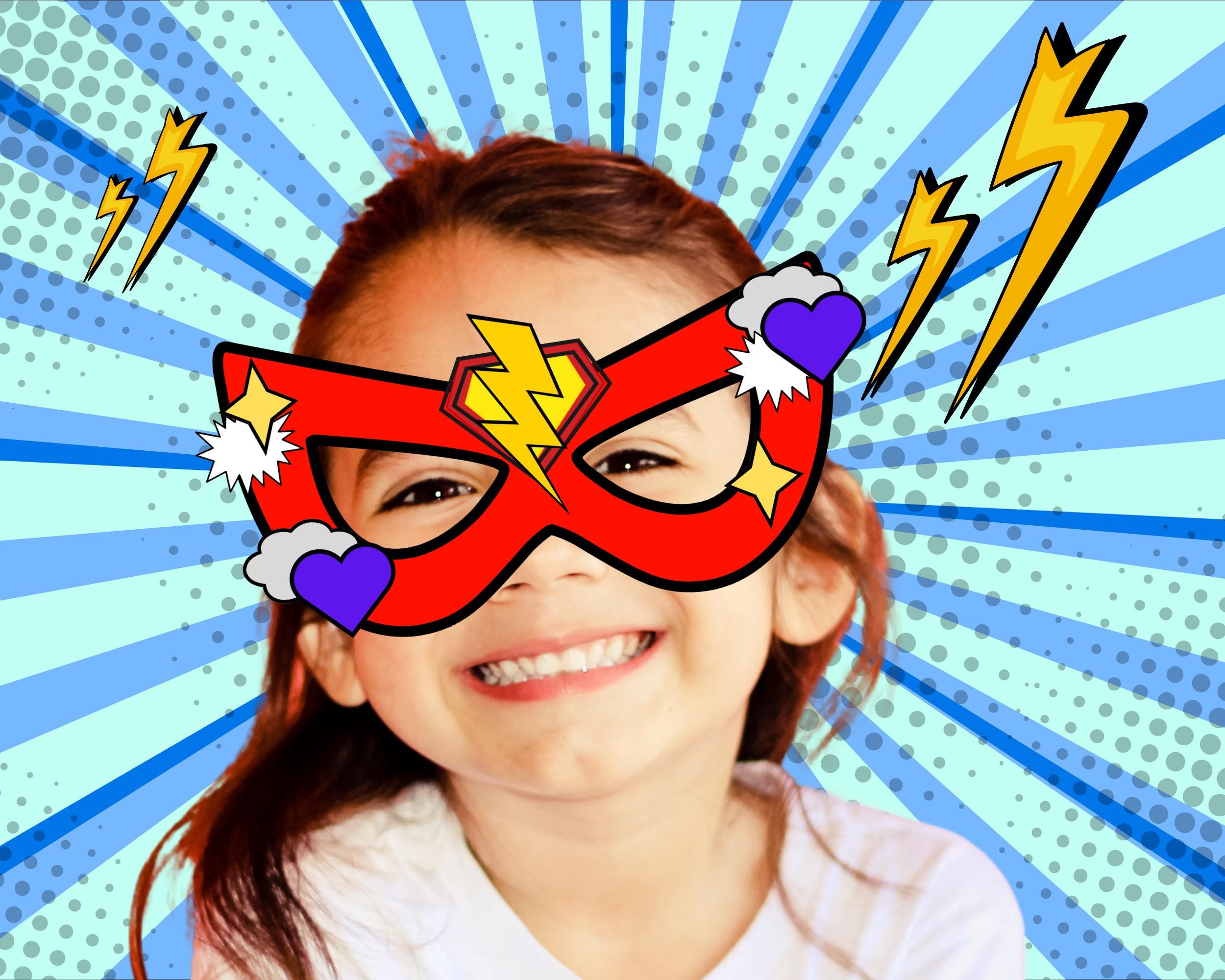 Create Your Own Superhero Mask – Printable Color, Cut, & Paste Activity ...
