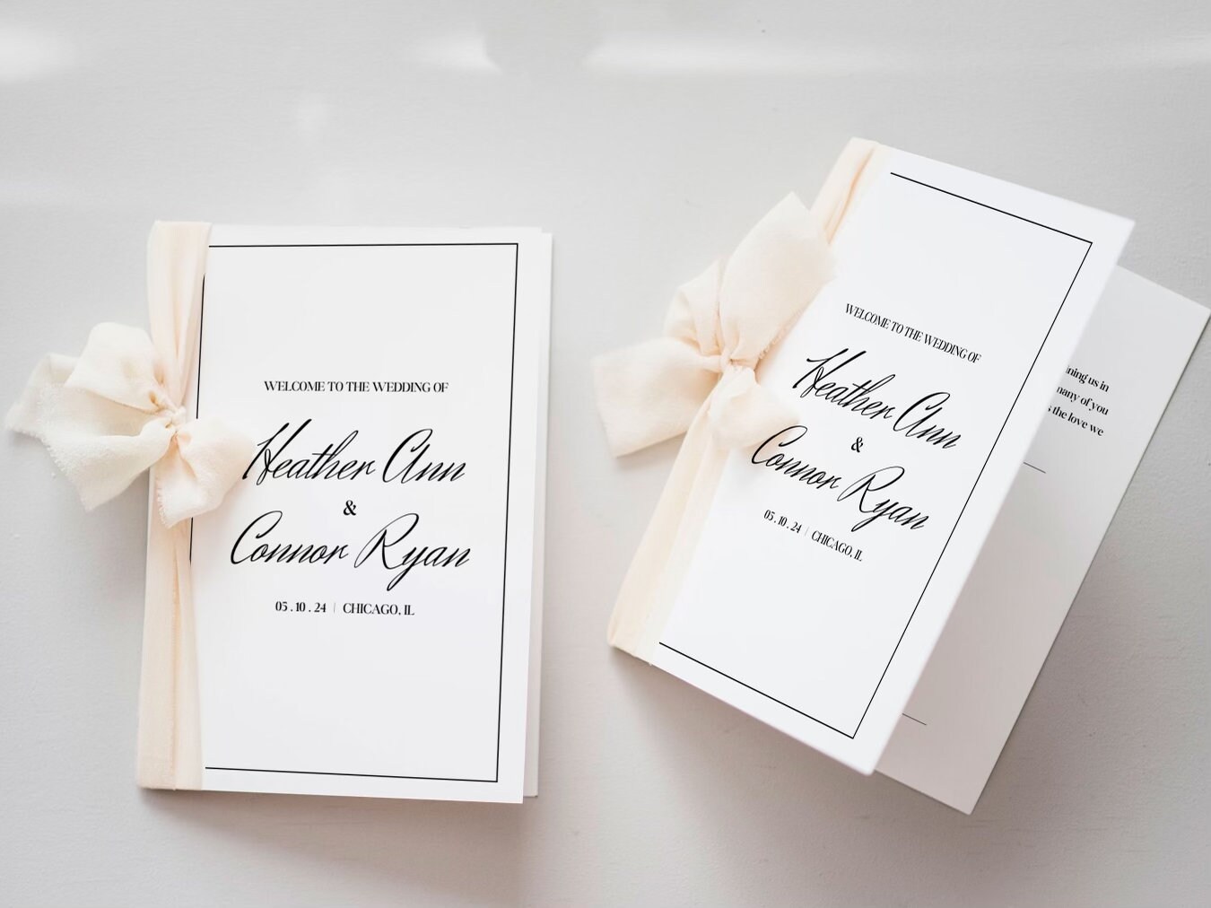 Printable Wedding Program-catholic Wedding Ceremony Program (classic ...