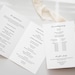 Printable Catholic Wedding Program Template: Minimalist Order of ...