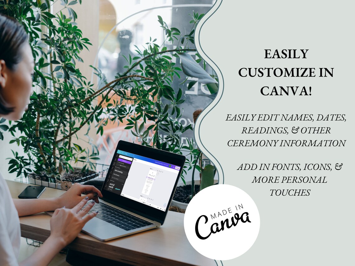 Printable Wedding Program Catholic Wedding Program Nuptial Downloadable ...