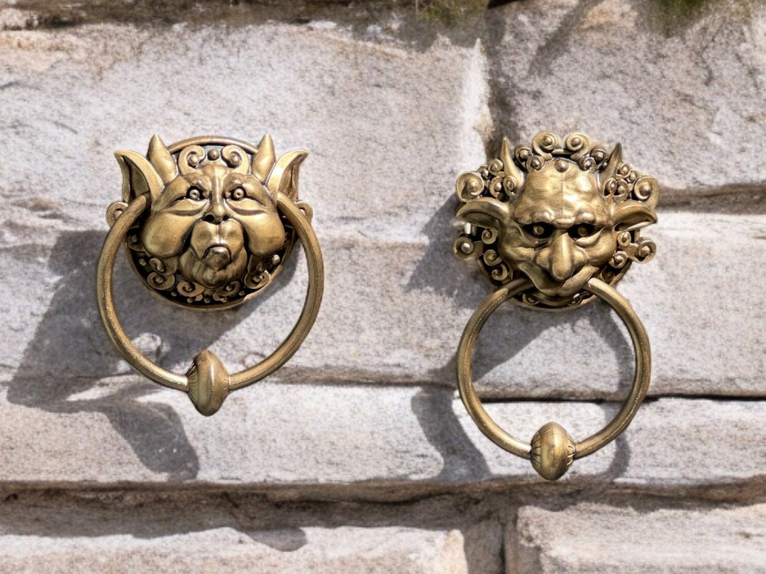 Labyrinth Inspired Door Knockers Set, Magnet Embedded, Premium Resin ...