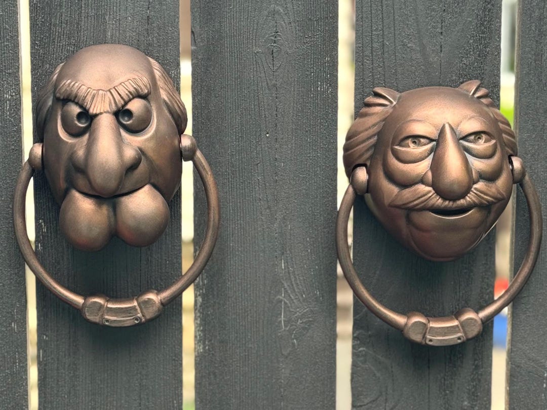Muppets Christmas Carol Door Knockers: Statler & Waldorf Fan Art ...