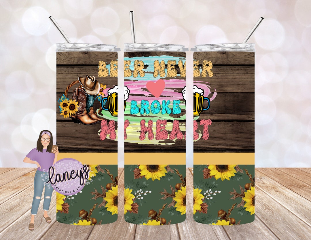 Country Western Tumbler Wrap Design, Country Lyric Tumbler, 20oz ...