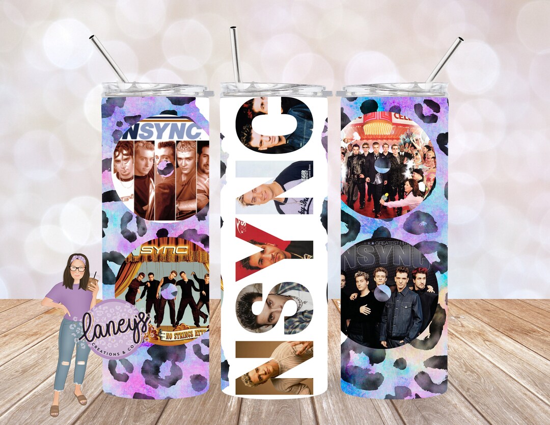 Nsync Tumbler Wrap Design 90's Tumbler Theme With Leopard Nsync Boy ...