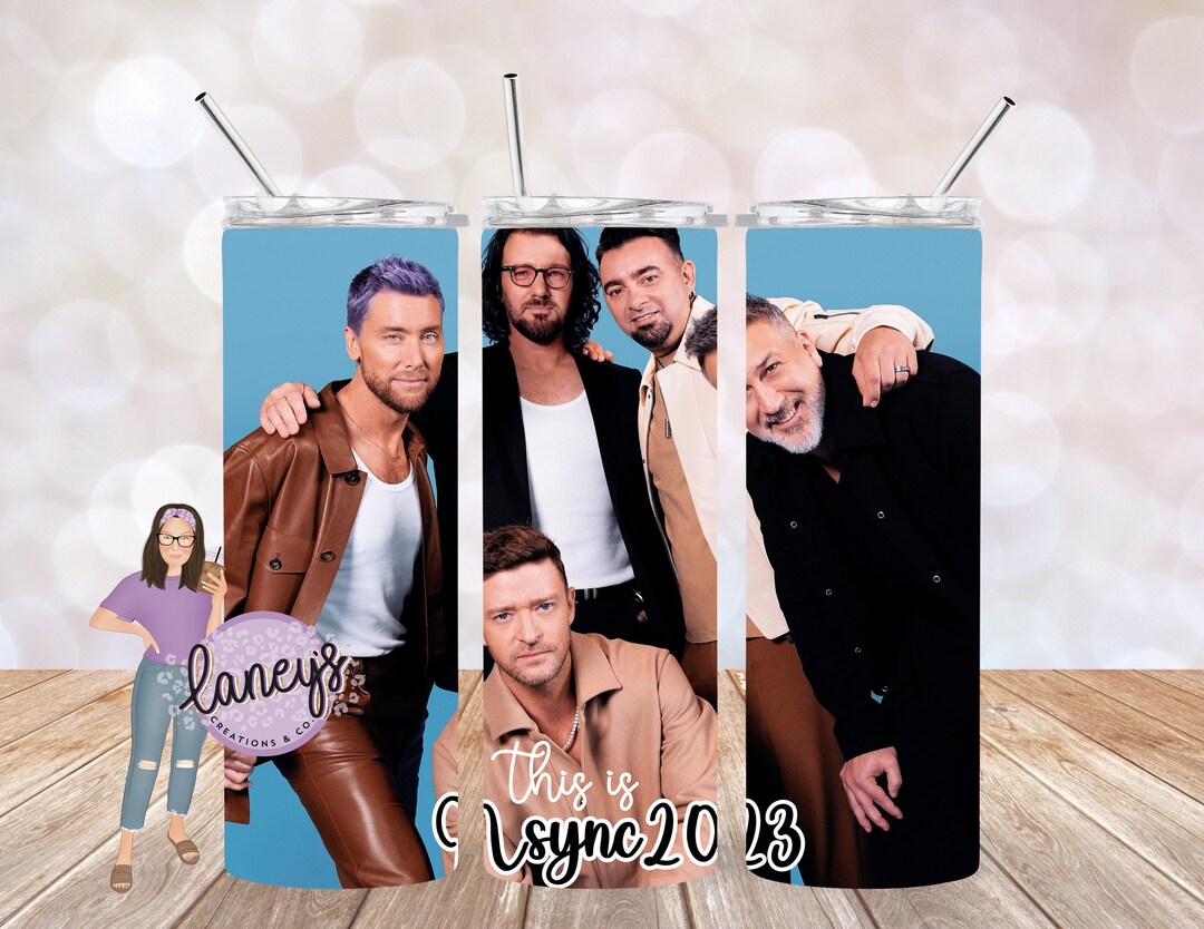 This is NSYNC Tumbler Wrap 20oz Tumbler Wrap Design 90's Boy Band Nsync ...