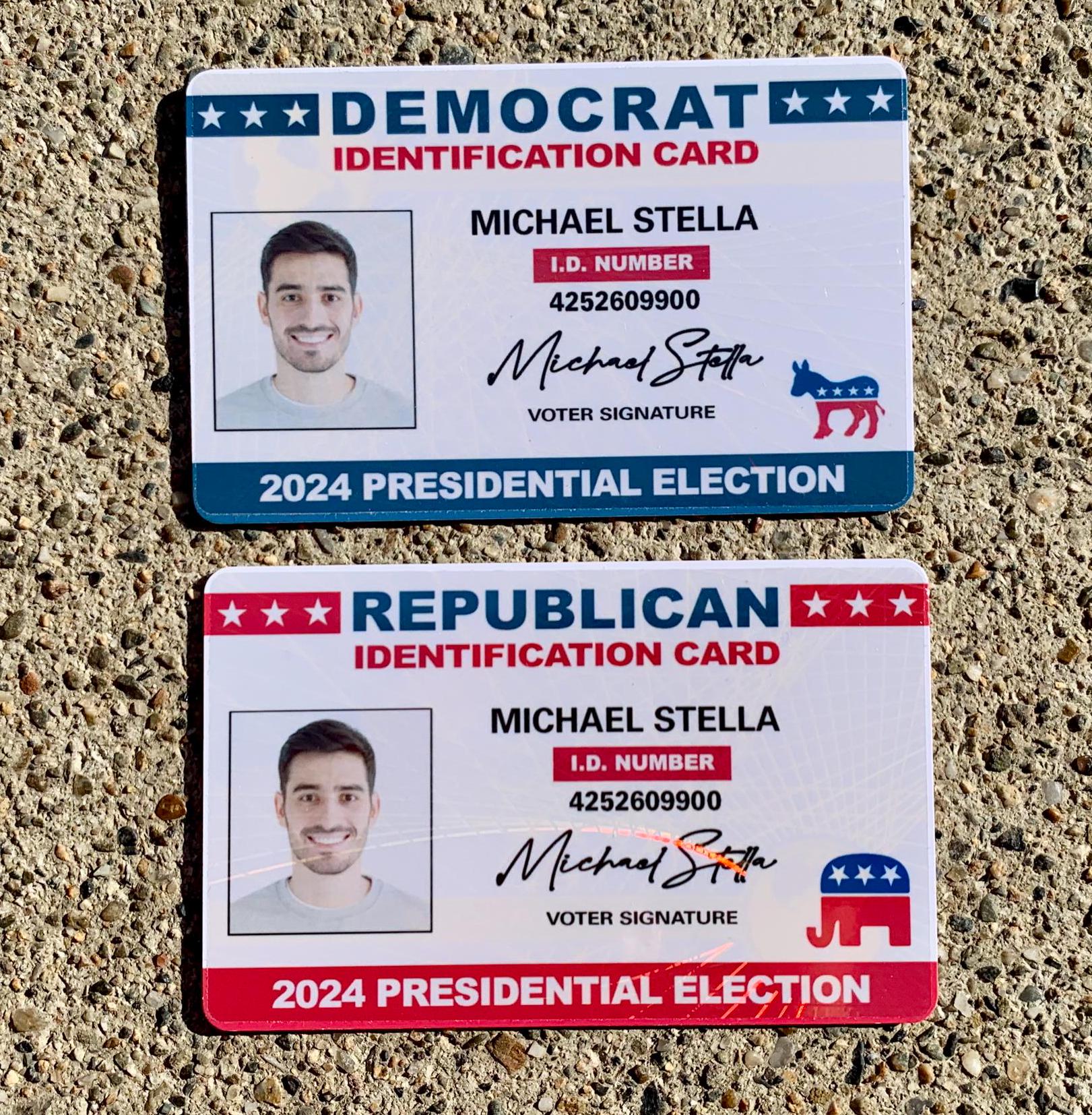 DONALD TRUMP - REPUBLICAN - Custom Id Card - With Your Face - Etsy