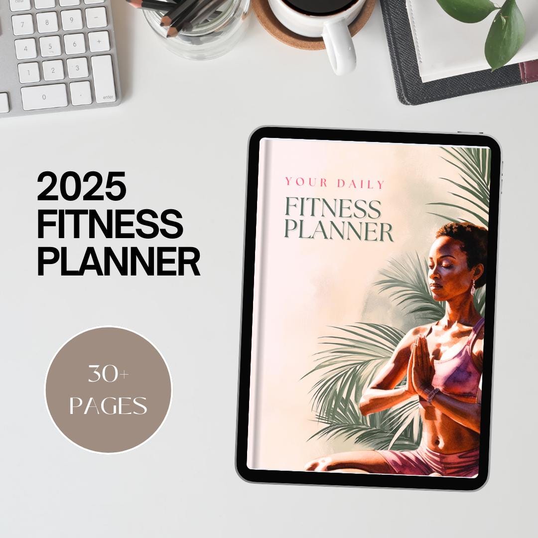 Fitness Digital Planner | Workout and Wellness Tracker | iPad & Tablet ...