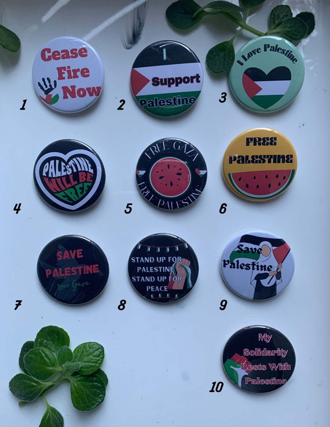Palestine Support Button Pins - Etsy