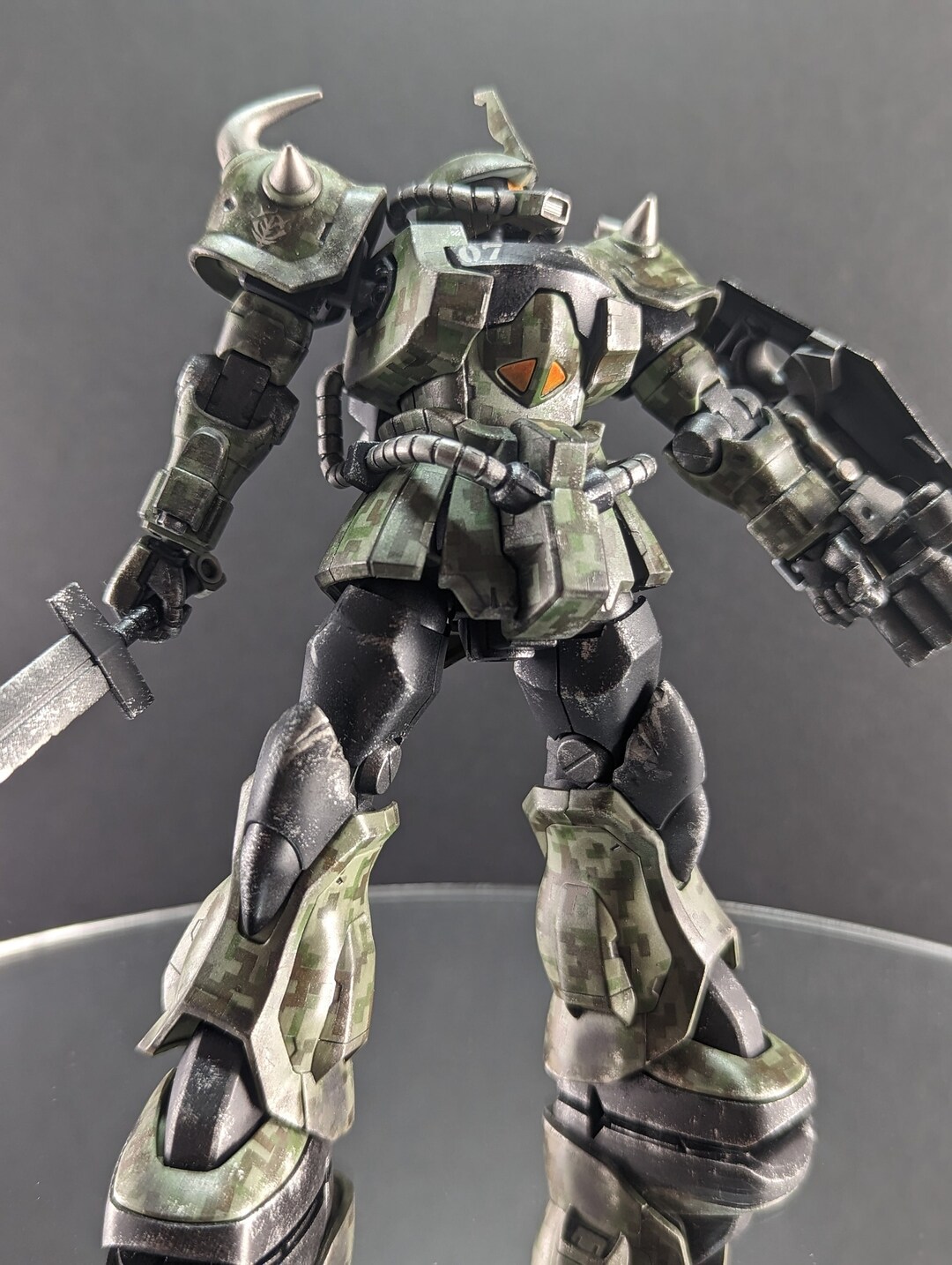 HG Gouf Custom Gunpla: Spec Ops Livery aka the Minecraft - Etsy
