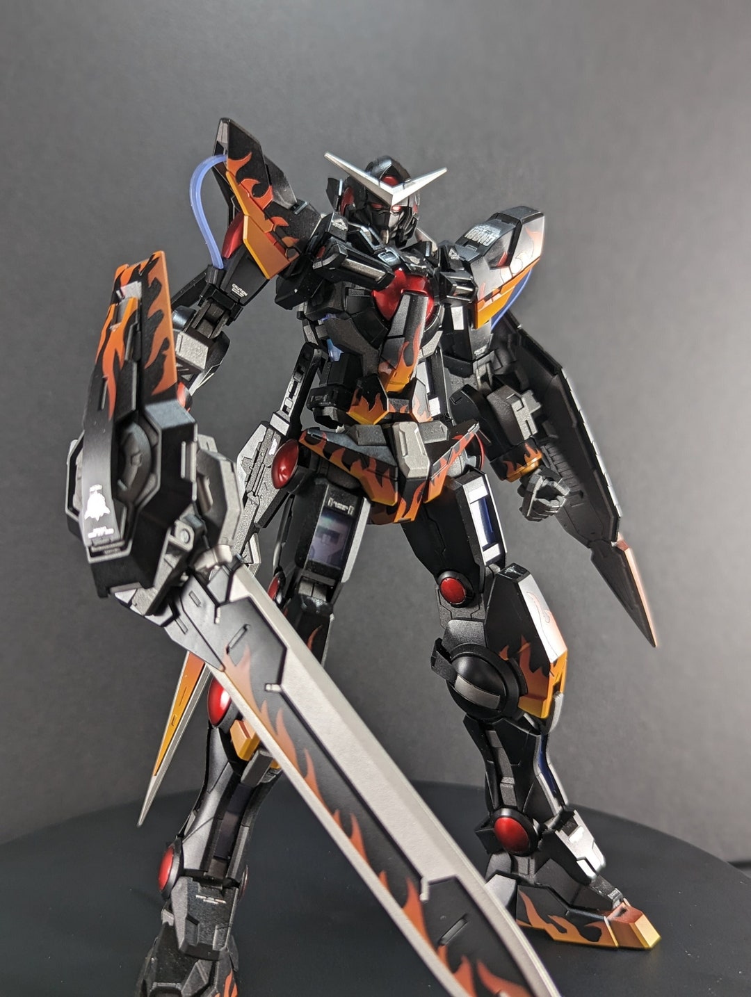 MG Gundam Exia: Hot Rod Livery aka Flavortown Exia - Etsy UK