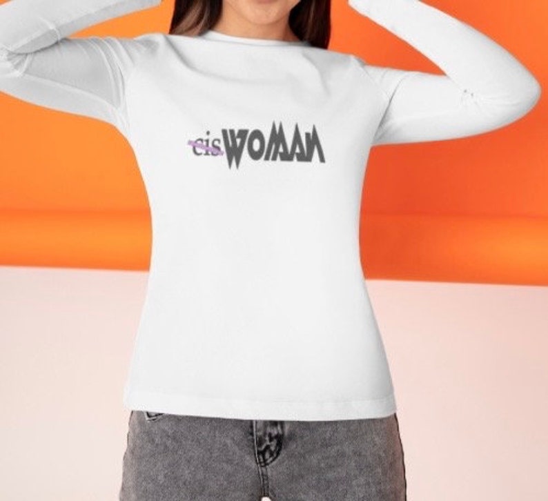 Cis Woman. Iron on Decal Heat Transfer Decal Custom Decal - Etsy