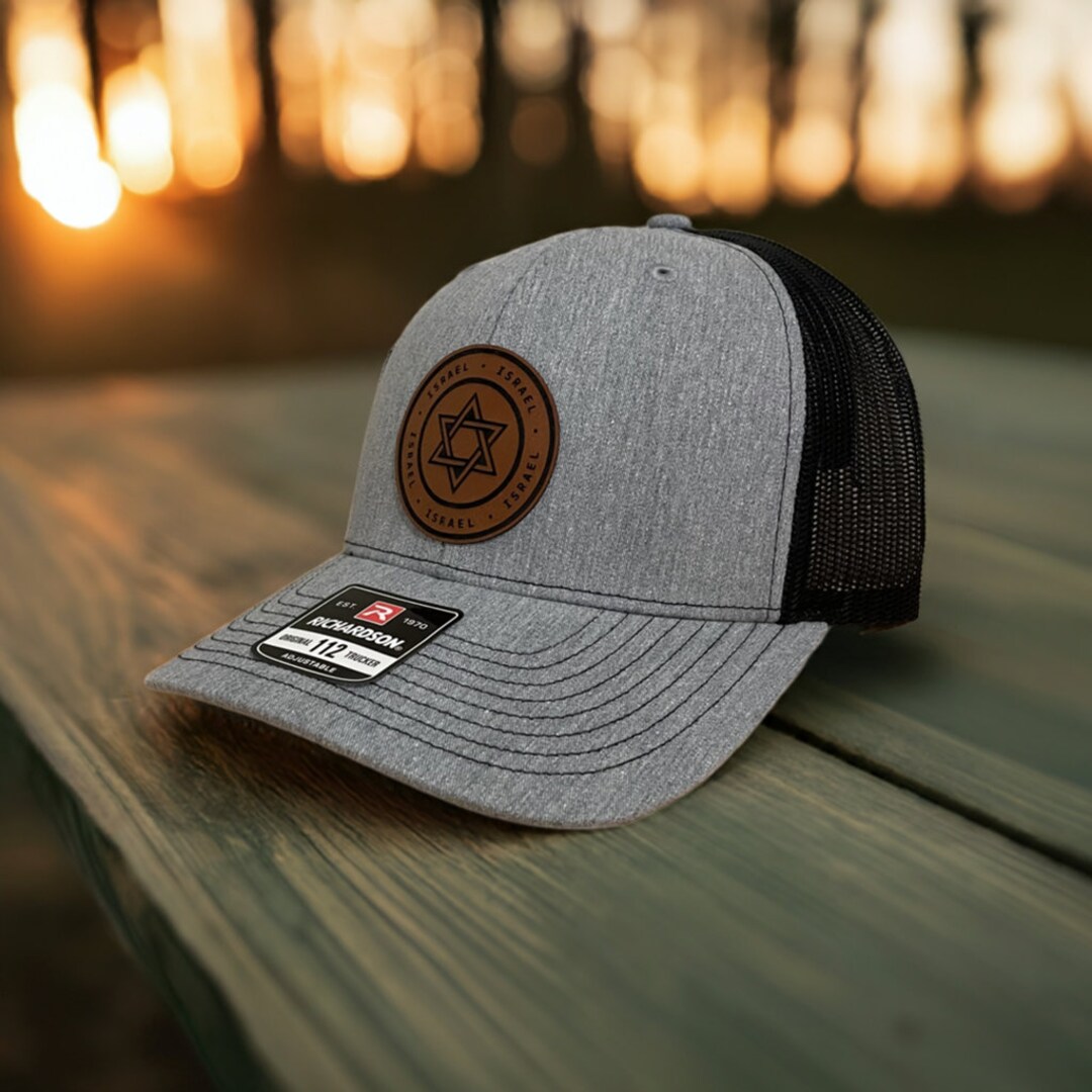 Israel Star of David Patch Hat Richardson 112 Mid Profile - Heather ...