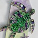 Jewel Encrusted Sea Turtle Wall Hanging Beach Home Deco Gift - Etsy
