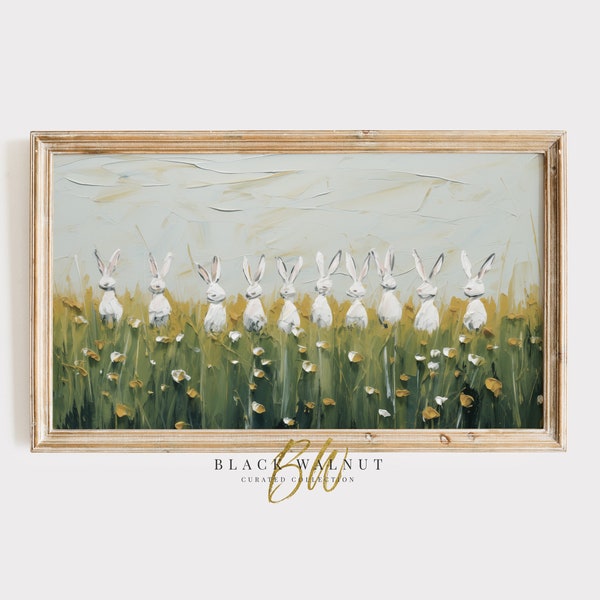 Bunny Painting - Etsy