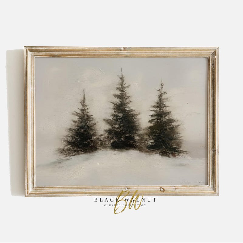 Winter Tree Print - Etsy