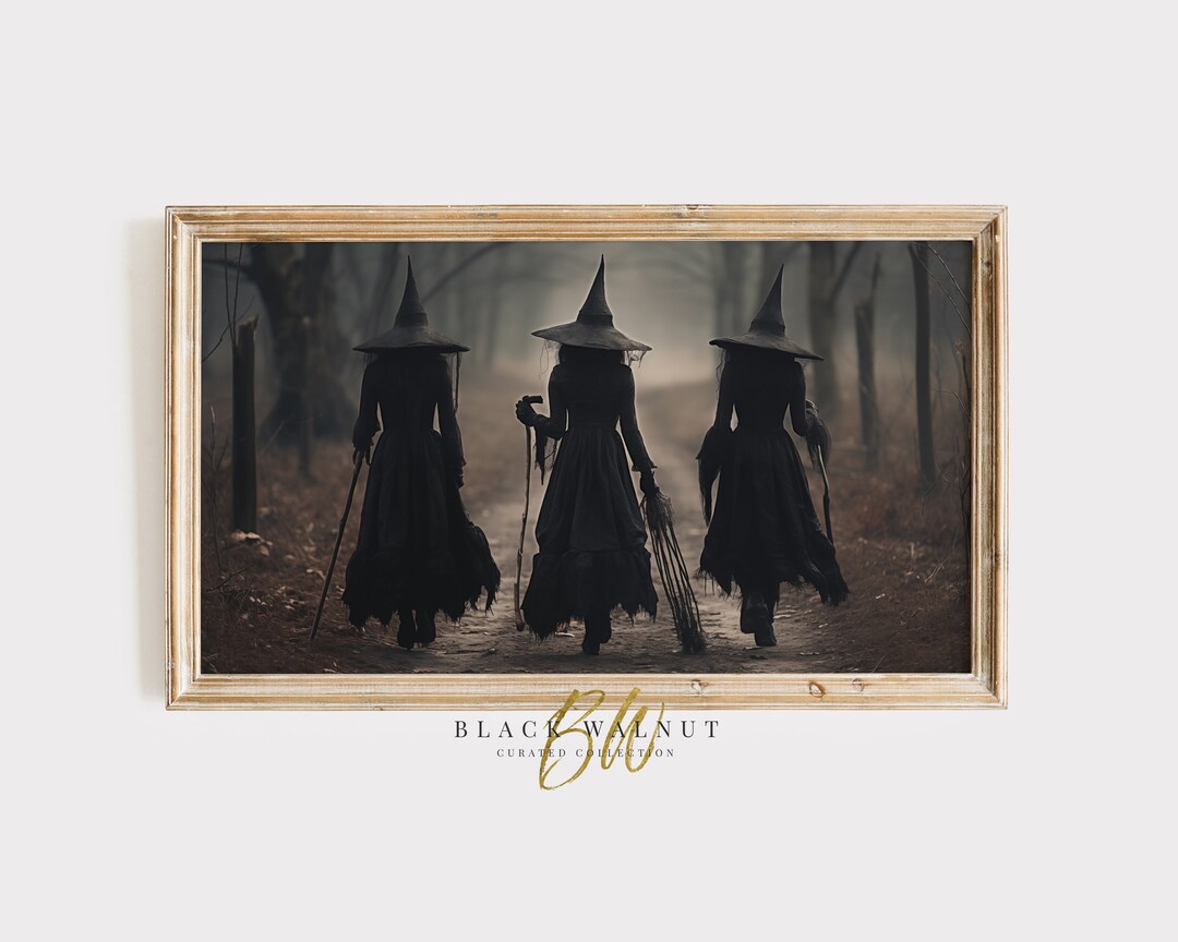 Frame TV Witches Art Halloween Spooky Witches, Dark Academia Decor ...