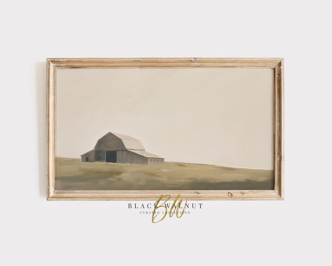 Frame TV Art Rustic Barn, Modern Farmhouse Samsung Frame TV Art, Fall ...