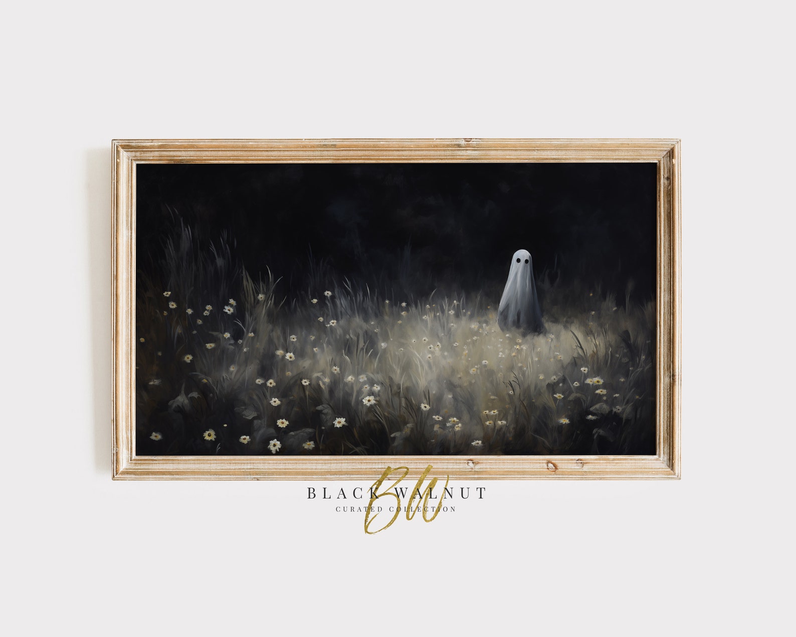 Frame TV Halloween Ghost Art, Samsung Frame TV Moody Decor, Ghost in ...