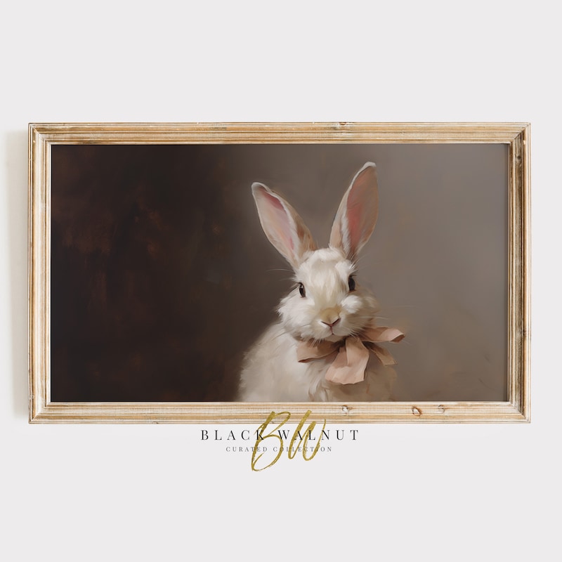 Rabbit Painting - Etsy
