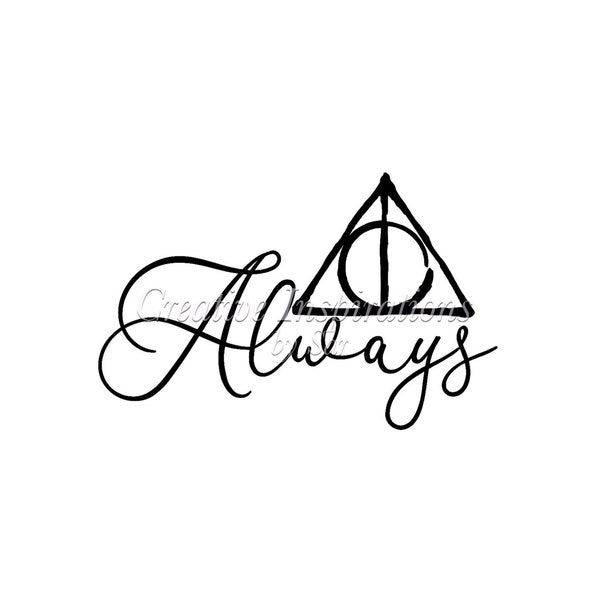 Deathly Hallow Decal - Etsy