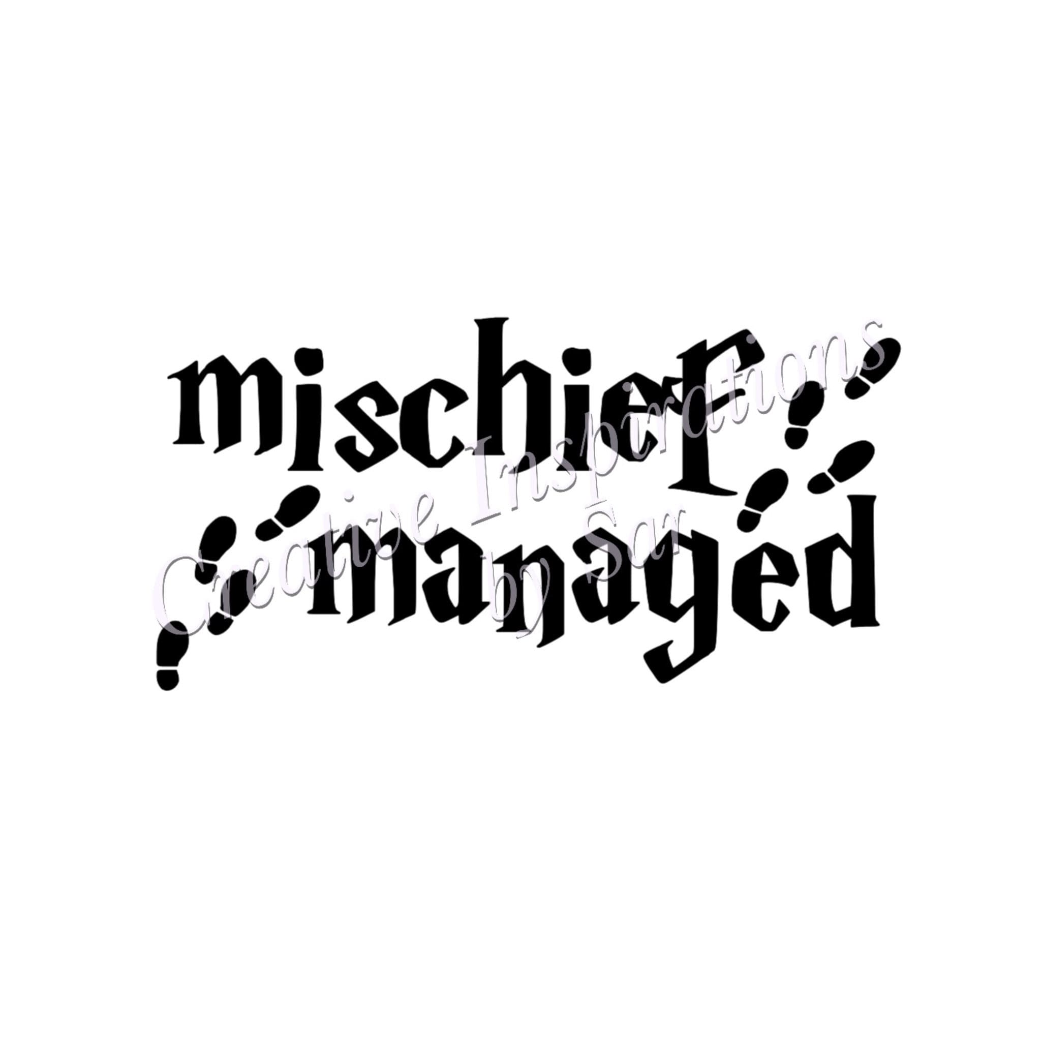 Mischief Managed Footprints