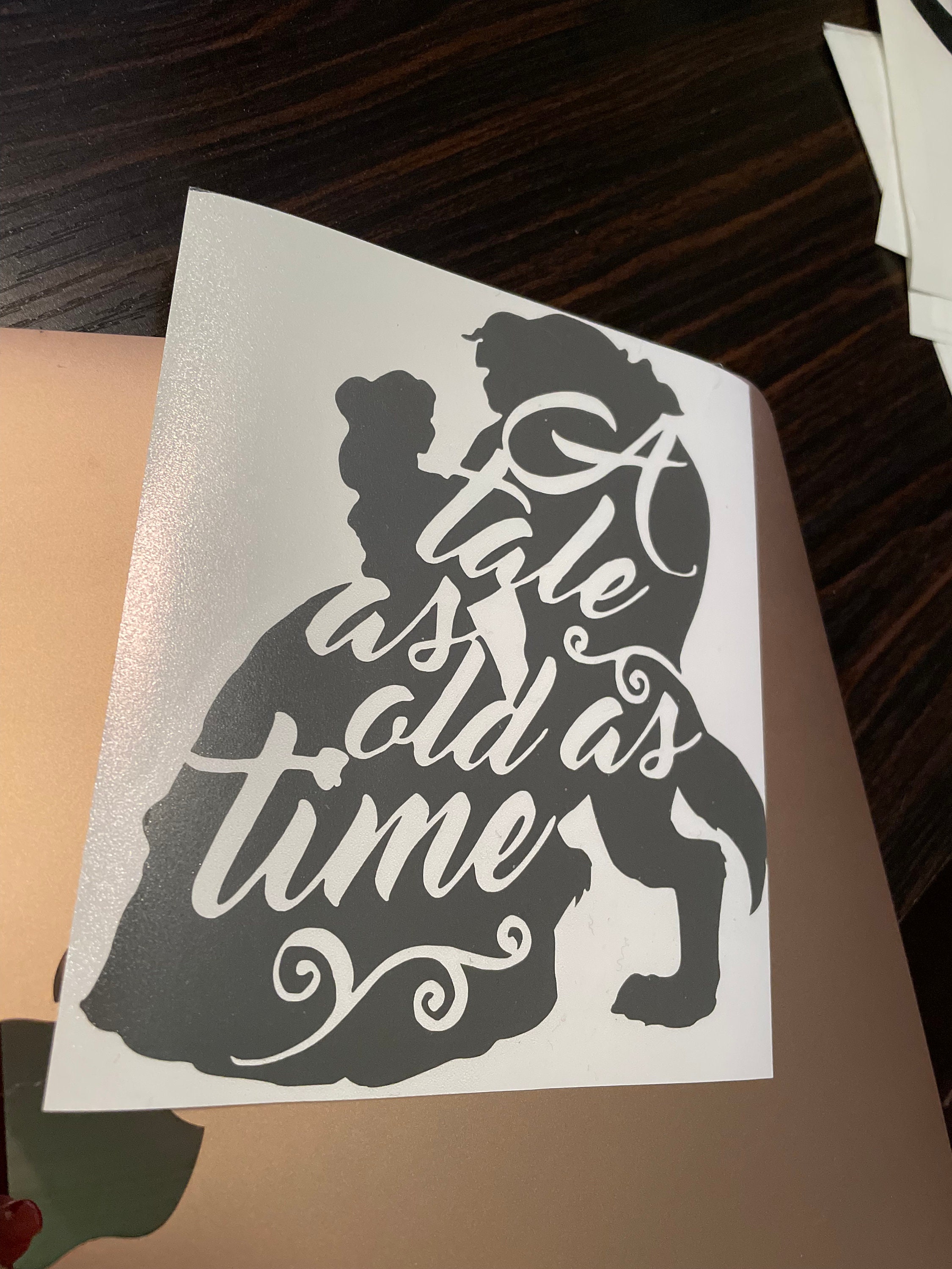 Beauty and the Beast Decal - Etsy