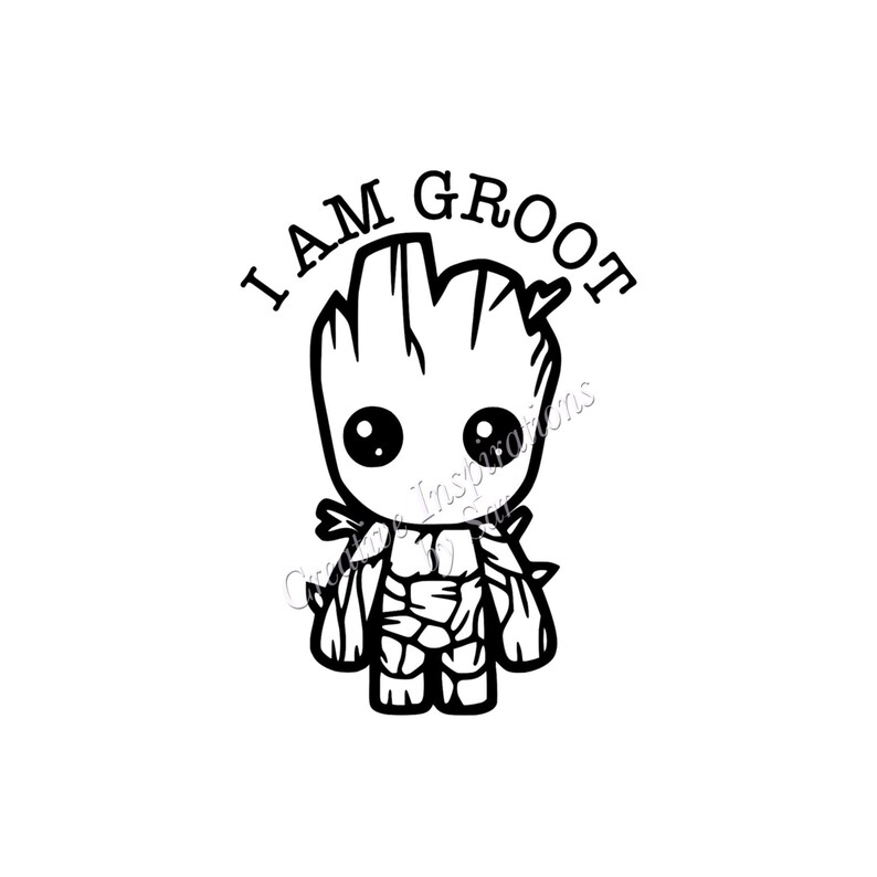 Groot Decal - Etsy