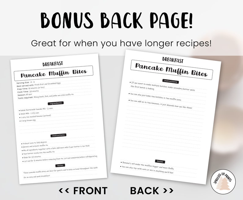 EDITABLE Recipe Book Template | DIY Cookbook | Gifts for Mom | Kitchen ...