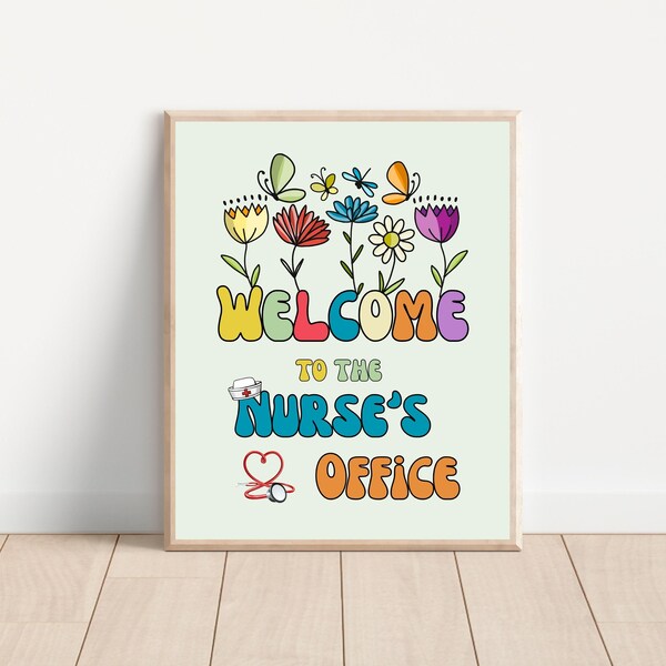 Nurse Office Signs Printable - Etsy