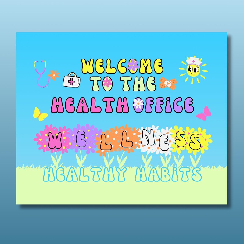 Healthy Habits Poster - Etsy