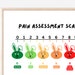 Bunny Pain Scale Printable Poster, Funny Pain Chart, Pediatric Pain ...