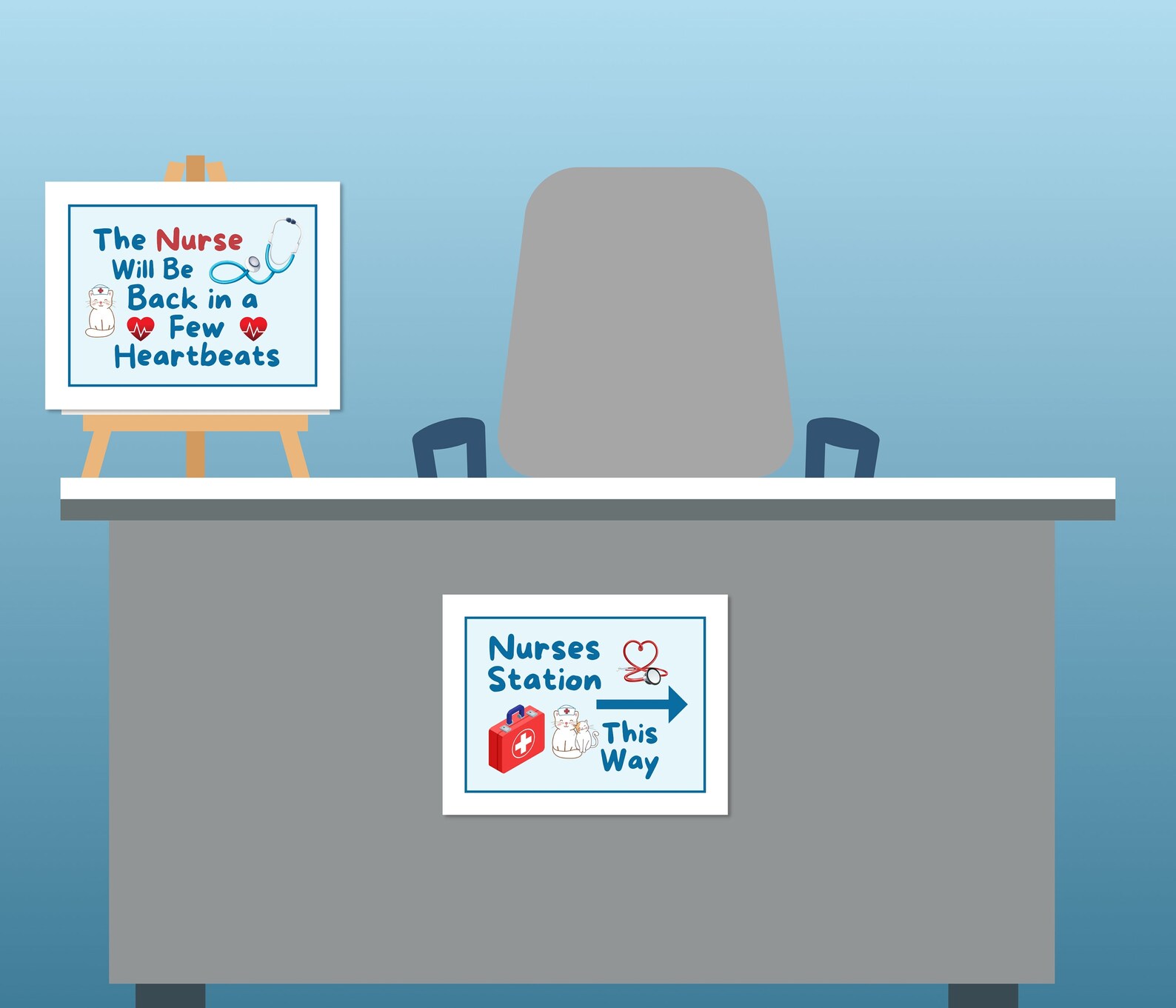 School Nurse Office Signs Bundle, School Nurse Door Sign, School Nurse ...