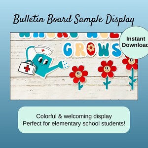 Health Office Bulletin Board Kit, School Nurse Bulletin Board Set ...