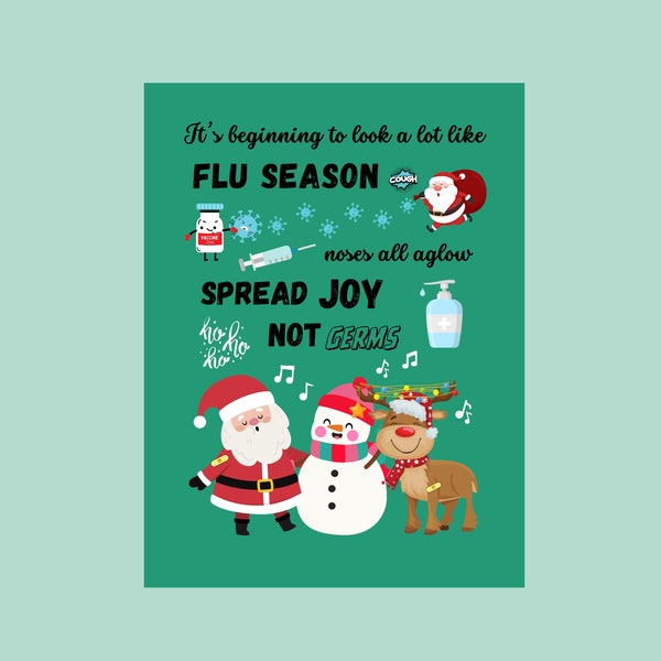 Flu Season Poster - Etsy