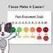 Colorful Digital Pain Scale, Pain Assessment Scale, School Nurse Pain ...