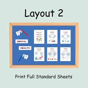 School Nurse Bulletin Board Kit, February Dental Awareness Printables ...