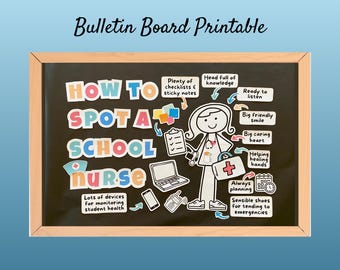 School Nurse Bulletin Board Kit - Etsy