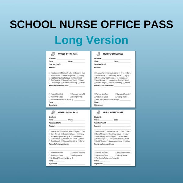 School Nurse Office - Etsy