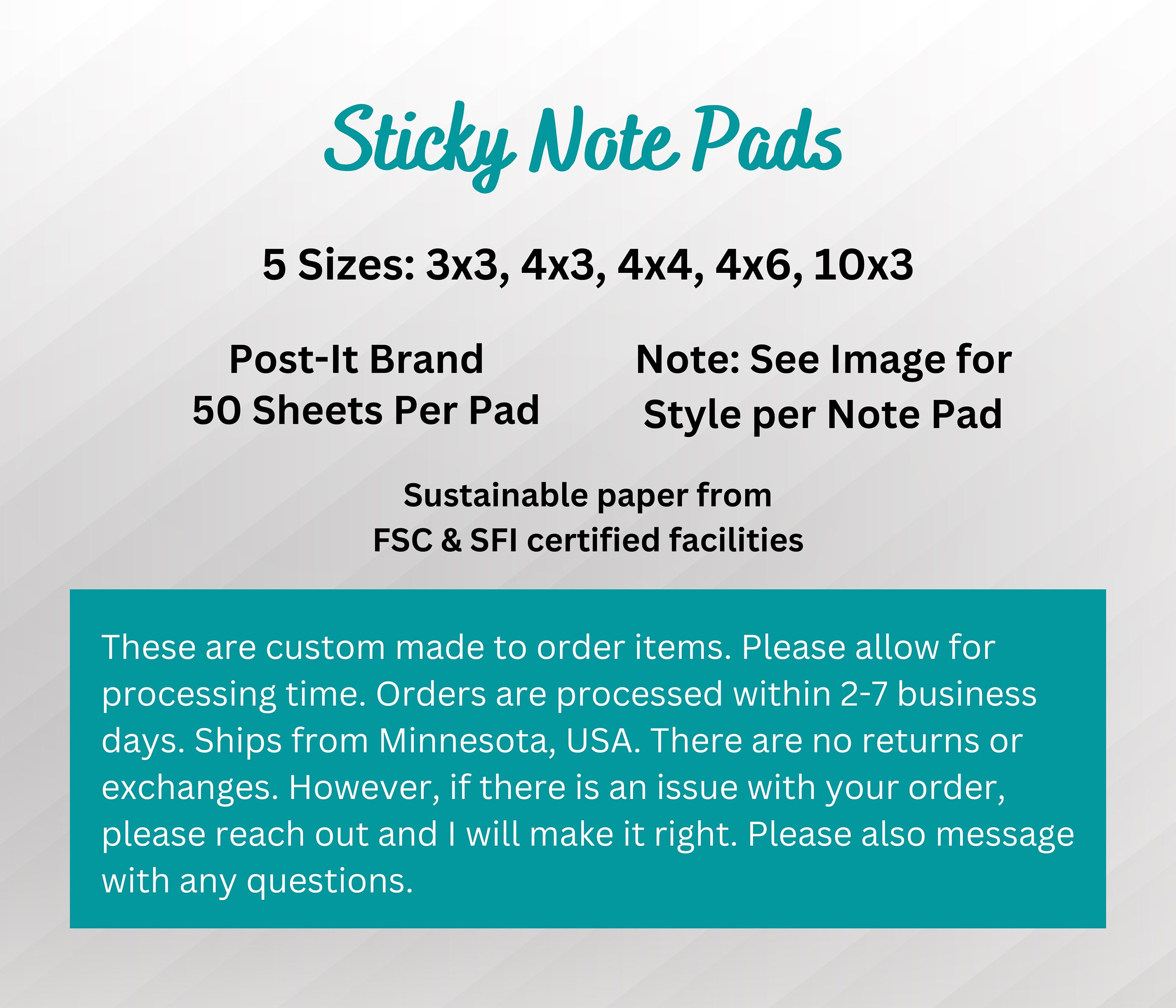 School Nurse Sticky Notes School Health Office Notepad - Etsy