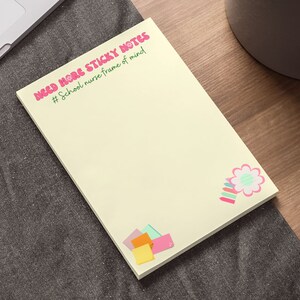 School Nurse Post-it®, School Nurse Sticky Notes, Stylish School Nurse ...