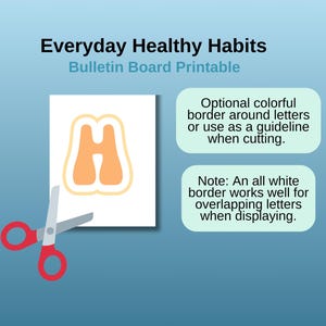 Hygiene Bulletin Board Kit, School Nurse Decor, Healthy Habits Door ...