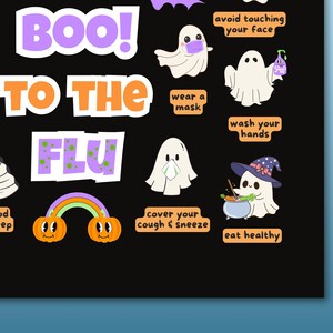 Halloween School Nurse Poster: Fall Flu Season Health Office Decor - Etsy
