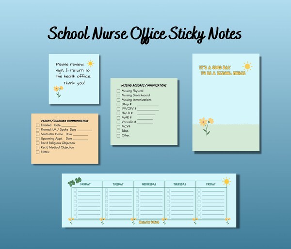 School Nurse Office, Health Office, Instant Digital Download Printable ...