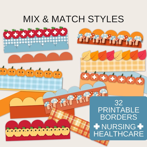 Healthcare Fall Bulletin Board - Etsy