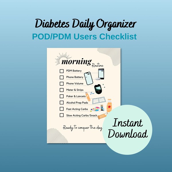 Type 1 Diabetes School Supplies - Etsy