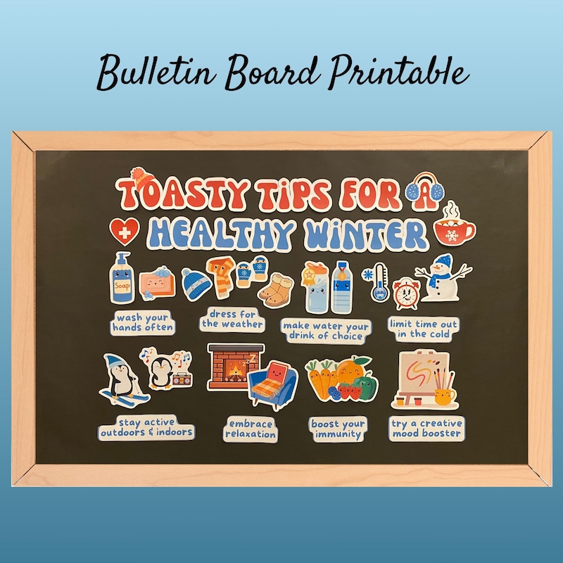 Wellness Bulletin Board Ideas - Etsy