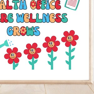 Health Office Wellness Poster Printable, School Nurse Decor, Medical ...